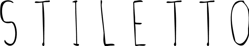 Stiletto Skinny font | Fonts2u.com