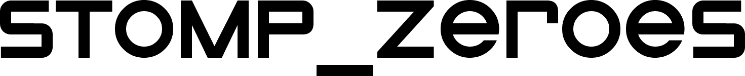 STOMP_Zeroes font | Fonts2u.com