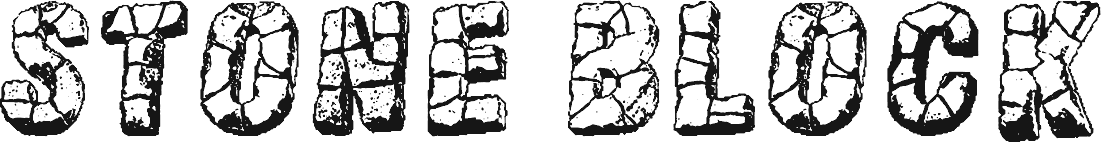 Stone block font | Fonts2u.com