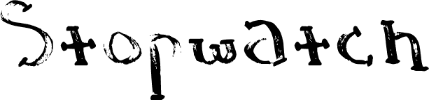 Stopwatch font | Fonts2u.com