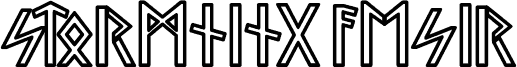 Stormning Sif Oblique font