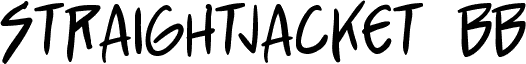 StraightJacketBB-Bold font | Fonts2u.com