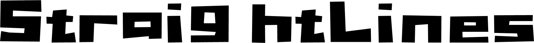 StraightLines font | Fonts2u.com