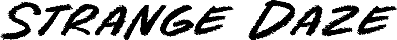 Strange Daze font | Fonts2u.com