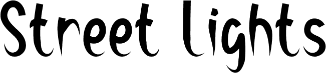 Street Lights font | Fonts2u.com
