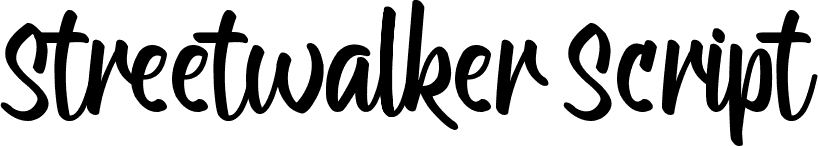 Streetwalker Script (FREE PERSO font | Fonts2u.com