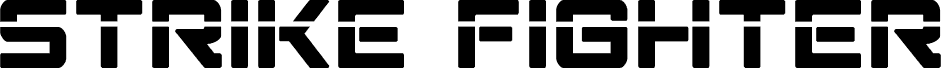 Strike Fighter Bold Italic font | Fonts2u.com