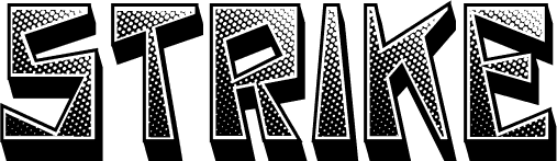 Strike Regular font | Fonts2u.com