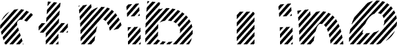 Strip Line Up font