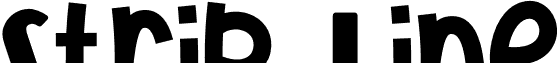 Strip Line font