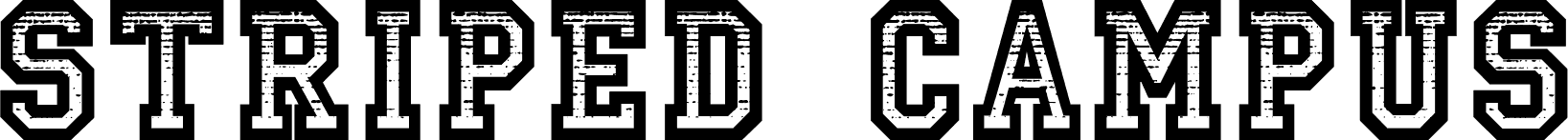 Striped Campus font | Fonts2u.com