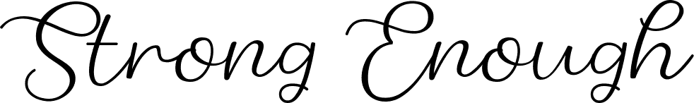 Strong Enough font | Fonts2u.com