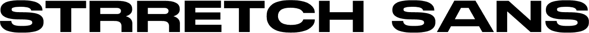 STRRETCH SANS FREE font