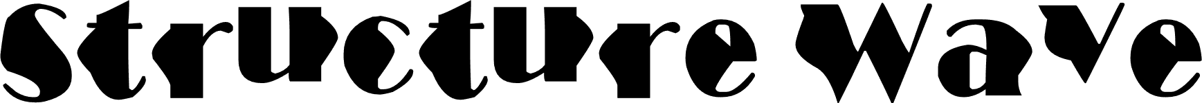 Structure Wave font | Fonts2u.com