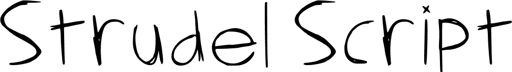 Strudel Script Regular font
