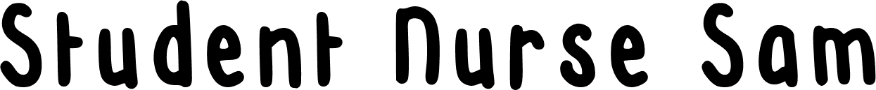 Student Nurse Sam Font Regular font | Fonts2u.com