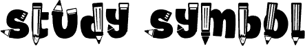 Study Symbol Sport font | Fonts2u.com