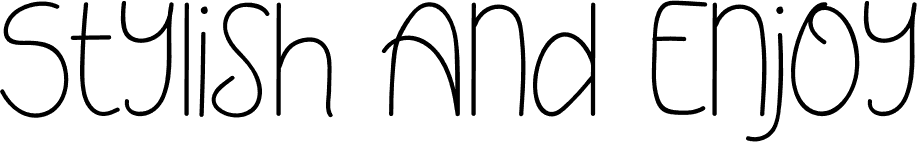 Stylish And Enjoy font | Fonts2u.com