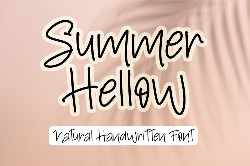 Summer Hellow Regular font | Fonts2u.com