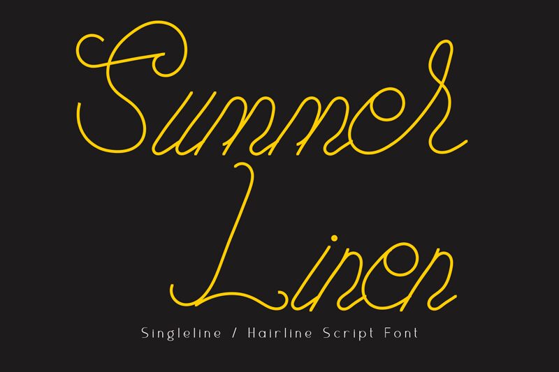 Summer Linen font