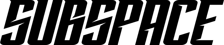 Subspace Italic font