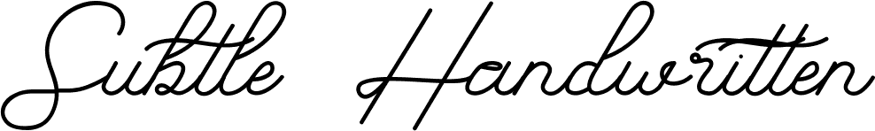 Subtle Handwritten font | Fonts2u.com