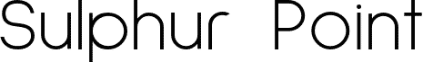 Sulphur Point Bold font | Fonts2u.com