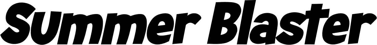 SummerBlaster-Italic font | Fonts2u.com