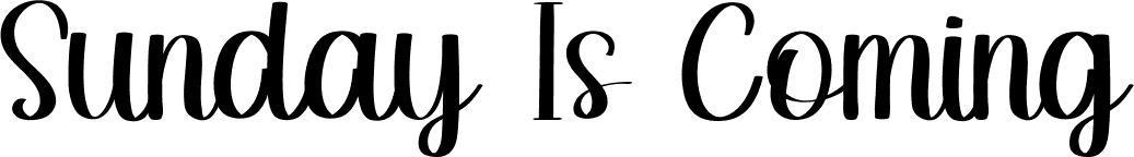 Sunday Is Coming font | Fonts2u.com