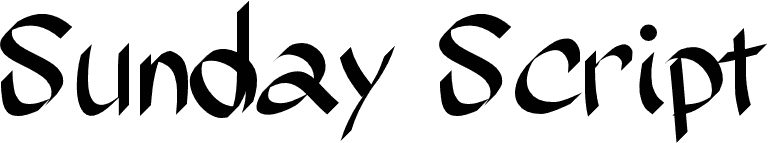 Sundayscript font