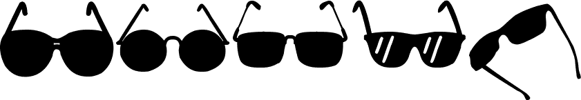 Sunglasses font | Fonts2u.com