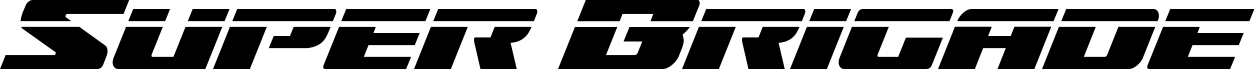 Super Brigade Condensed font | Fonts2u.com