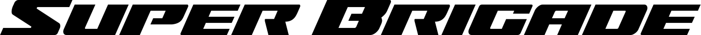Super Brigade Rotalic font | Fonts2u.com