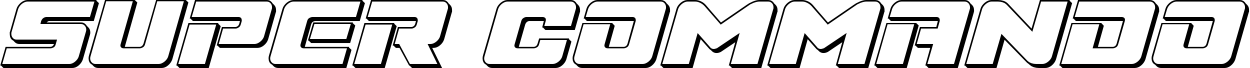 Super Commando Super Italic font