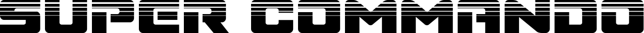 Super Commando Outline font | Fonts2u.com