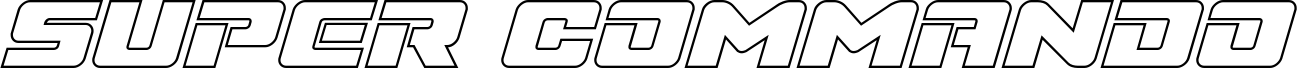 Super Commando Super Italic font