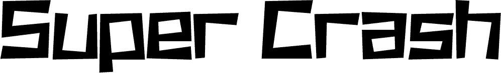Super Crash Regular písmo | Fonts2u.com
