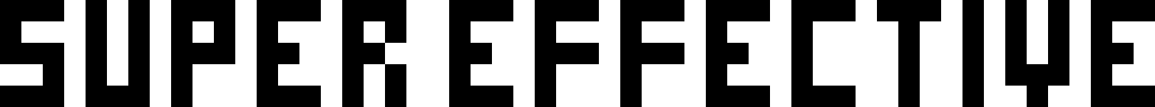 Super Effective Regular font