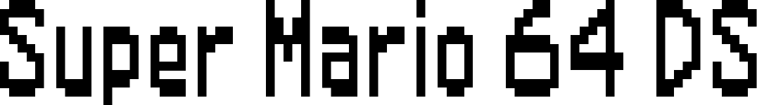 Super Mario 64 DS Regular font | Fonts2u.com