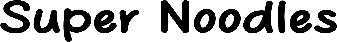 Super Noodles font | Fonts2u.com