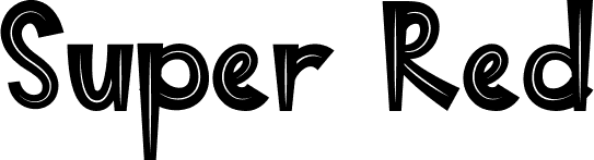 Super Red Demo font