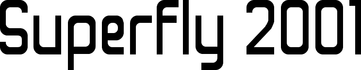 Superfly 2001 Normal font | Fonts2u.com