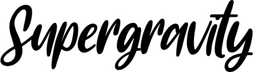 Supergravity font
