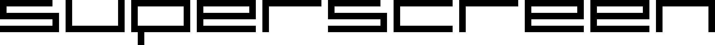 superscreen font