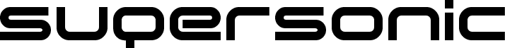 supersonic Thin font | Fonts2u.com