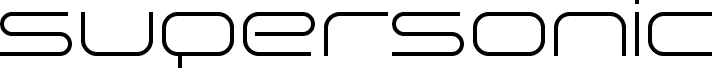 supersonic font | Fonts2u.com