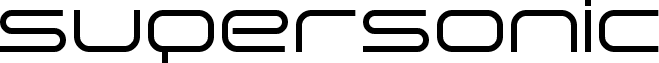 supersonic Thin font | Fonts2u.com