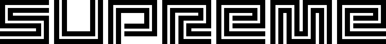 Supreme font