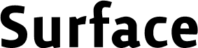 Surface-Medium font