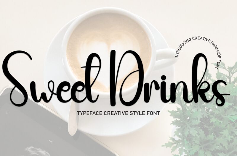 Sweet Drinks font | Fonts2u.com